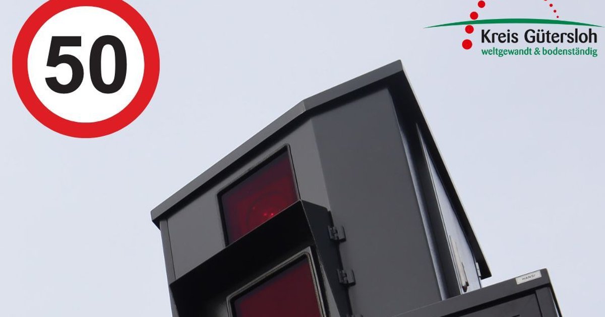 Mit 129 Stundenkilometer durch 50er-Zone | Kreis Gütersloh Homepage
