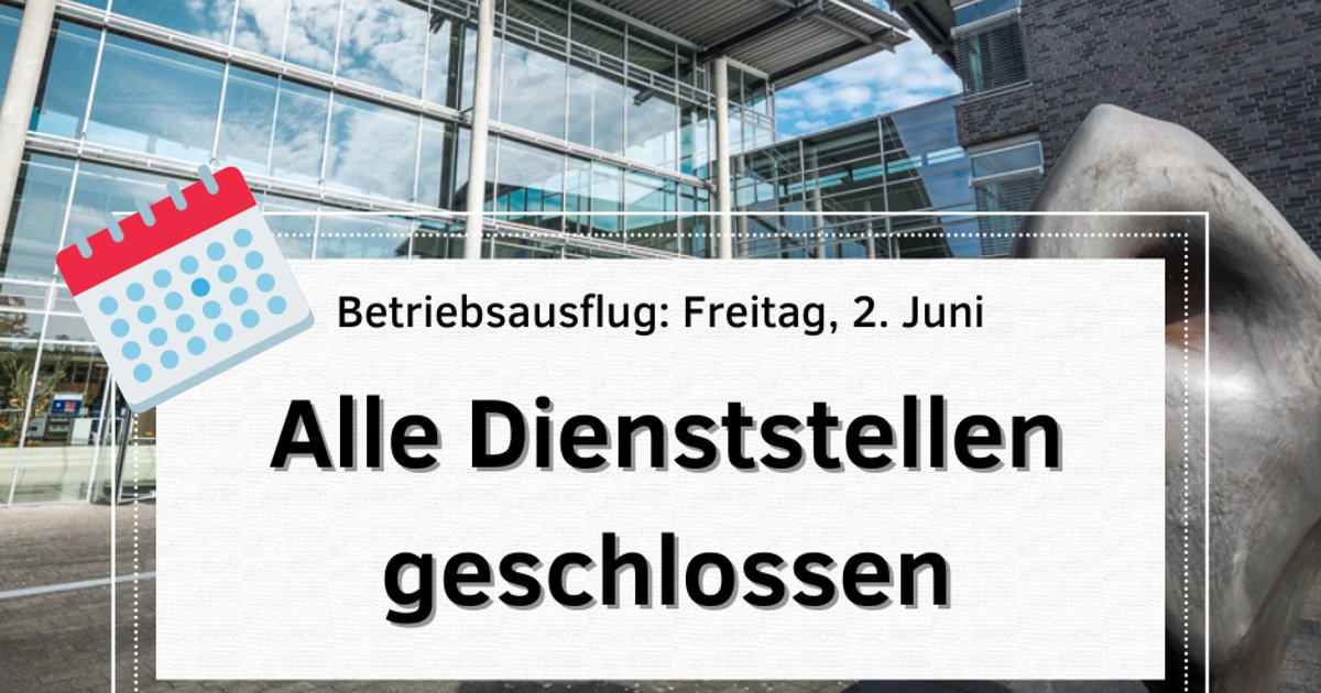 Sämtliche Dienststellen geschlossen | Kreis Gütersloh Homepage
