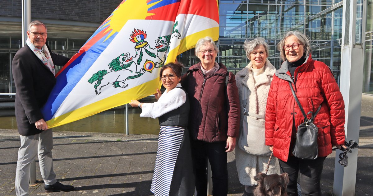 Flagge zeigen für Tibet | Kreis Gütersloh Homepage